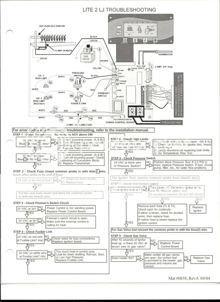 Jandy Lite 2 Heater Problem - All Swimming Pools Types - Pool and Spa Forum